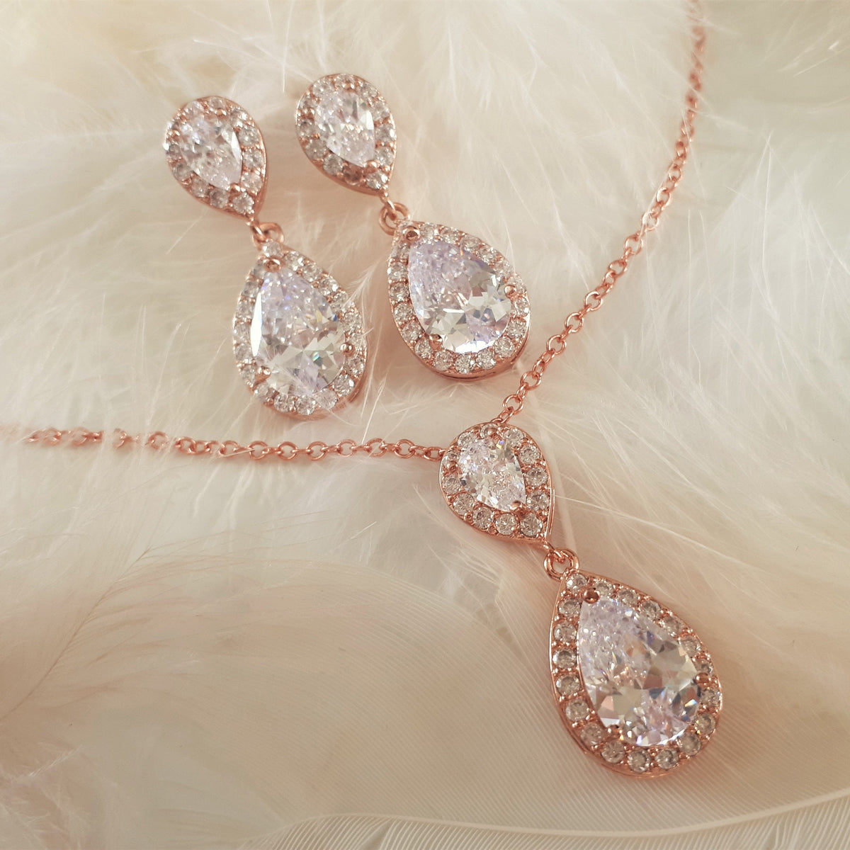 Bridesmaid Necklaces and Earring Sets - Jules Bridal Jewellery Ireland